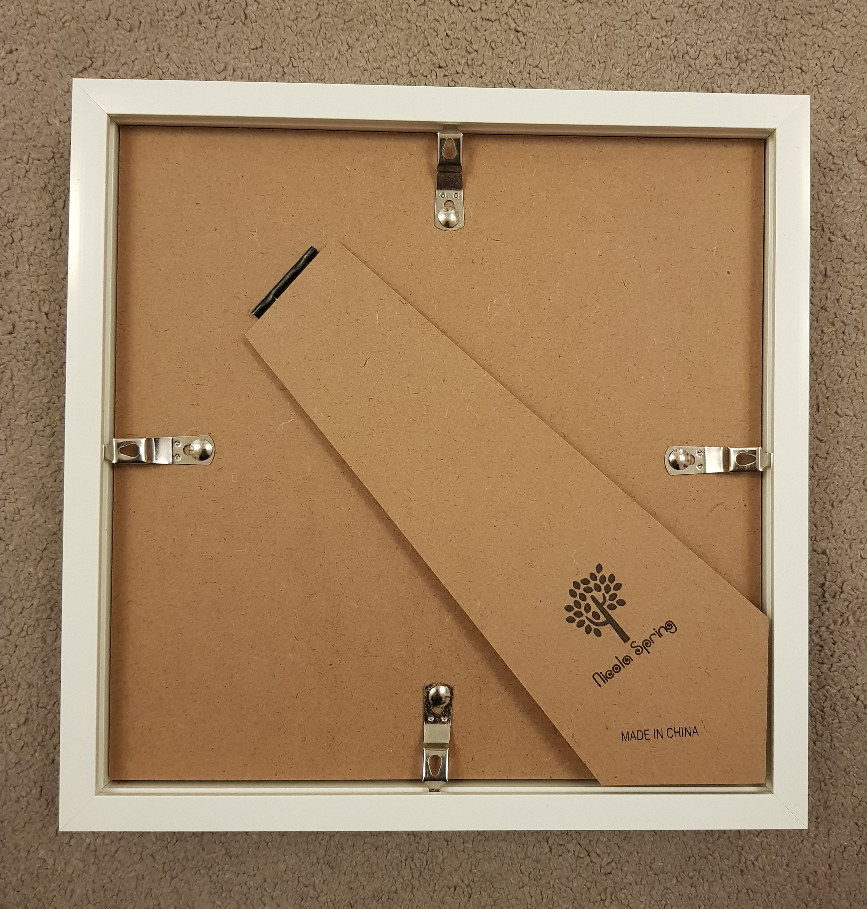 Lovely handmade picture in a 8 x 8 box frame can be personalised. - Etsy.de