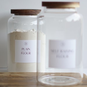 Plain Flour Self Raising Flour Storage Containers, Baking Storage ...