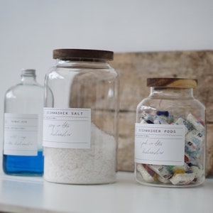 Dishwasher Cleaning Storage Set, Dishwasher Pods, Dishwasher Salt ...