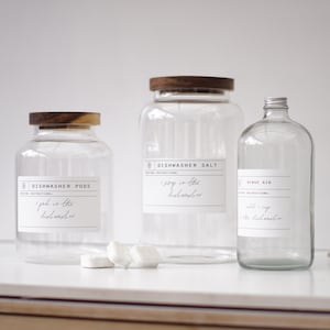 Dishwasher Cleaning Storage Set, Dishwasher Pods Container, Dishwasher ...
