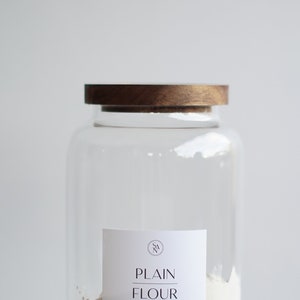 Plain Flour Self Raising Flour Storage Containers, Baking Storage ...