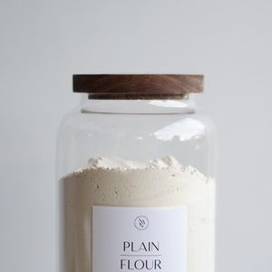 Plain Flour Self Raising Flour Storage Containers, Baking Storage ...