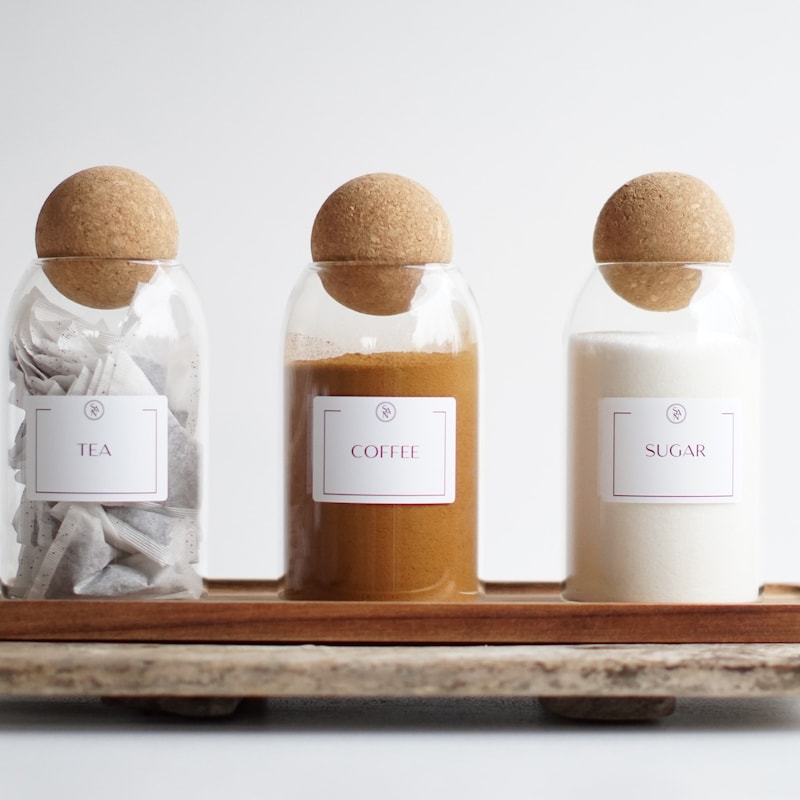 Tea Coffee Storage Jars - Etsy