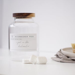 Dishwasher Cleaning Storage Set, Dishwasher Pods Container, Dishwasher ...