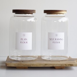 Plain Flour Self Raising Flour Storage Containers, Baking Storage ...