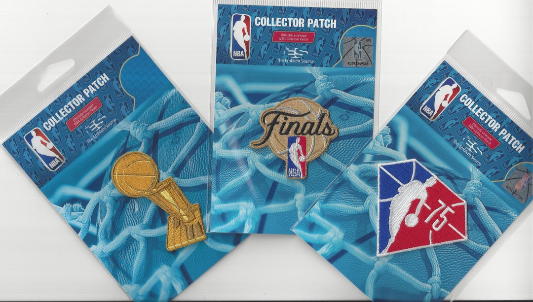 2022 NBA Championship 3-patch Combo Finals NBA 75th & Trophy Iron on ...