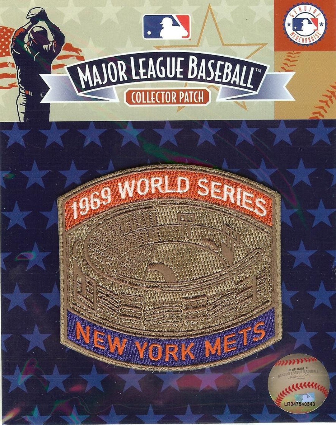 1969 New York Mets World Series Champions Patch Official MLB Jersey ...