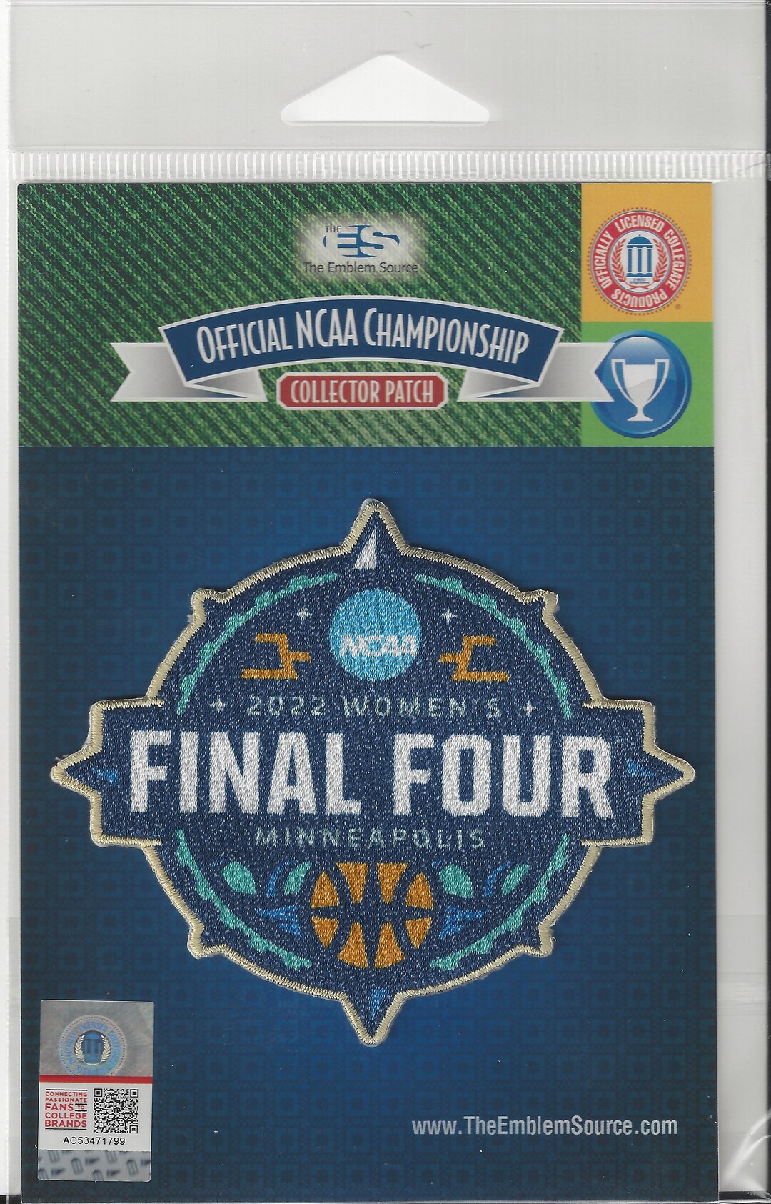 2022 NCAA Womens Basketball Final Four Official Jersey Patch College ...