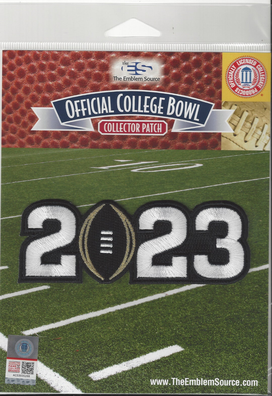 2023 CFP Patch Georgia Vs TCU College Football Playoff National ...