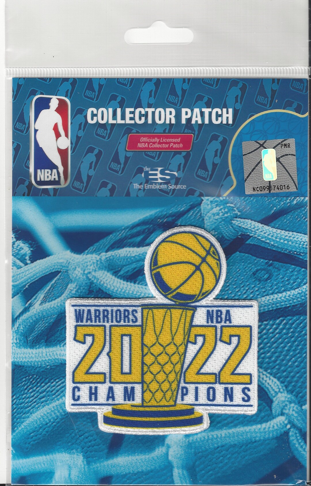 2022 Warriors NBA Finals Champs Patch Primary Trophy Design Iron on ...