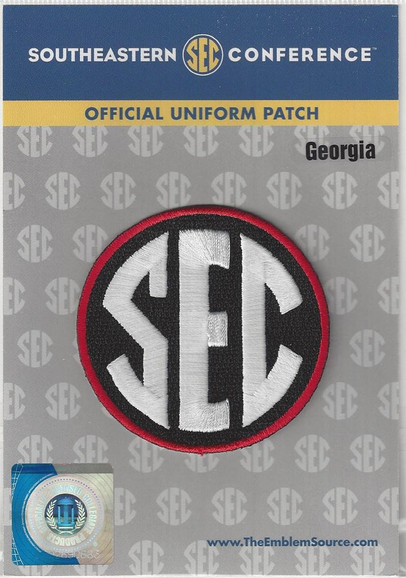 Georgia 3-patch Combo 2022 2023 CFP SEC Official NCAA Jersey Logo Pkg ...