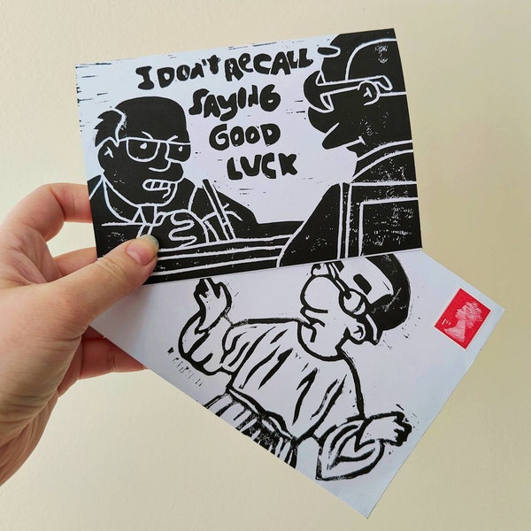 Simpsons Leaving Card - Etsy UK