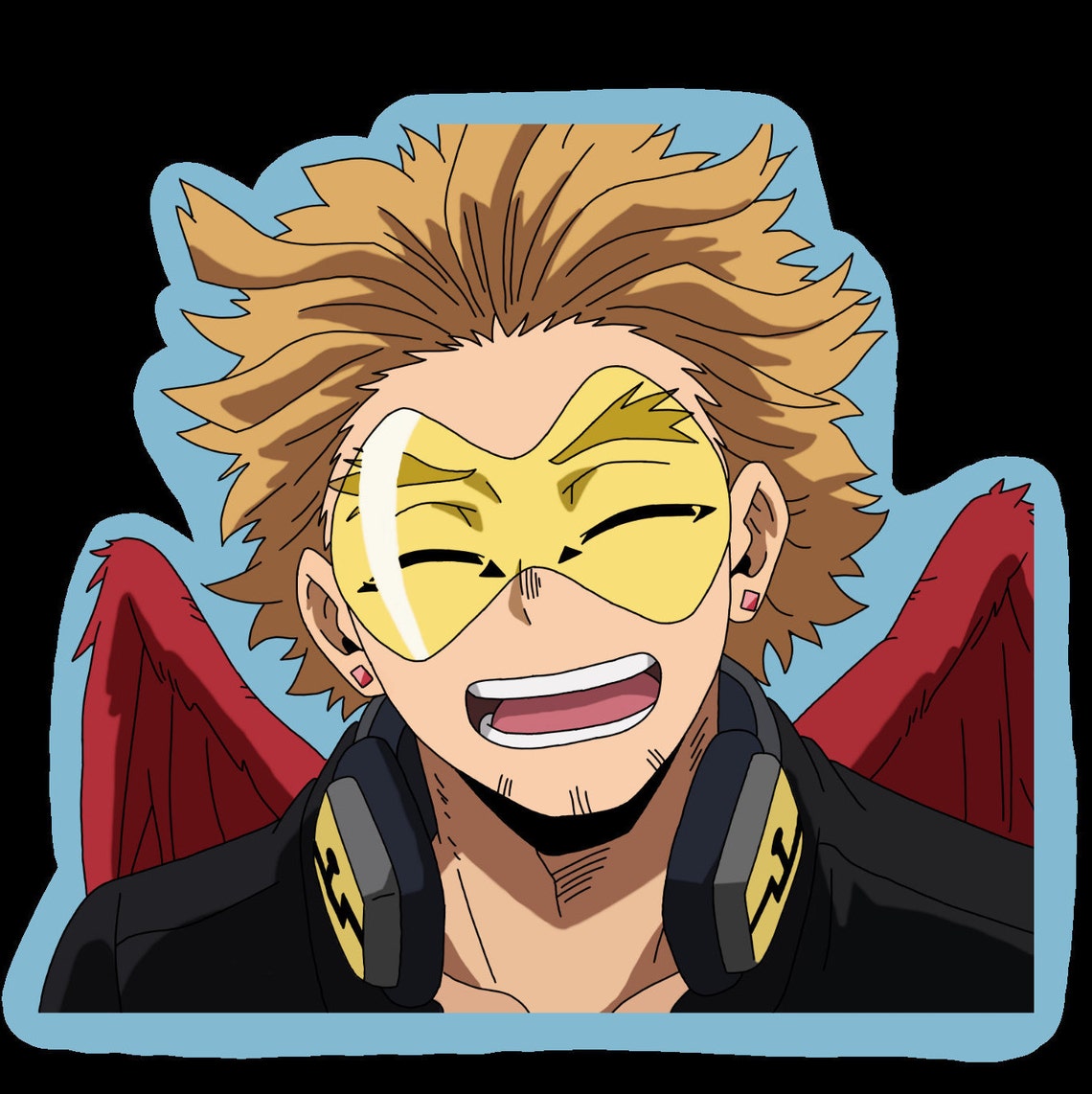 Anime Stickers My Hero Academia Hawks Sticker | Etsy