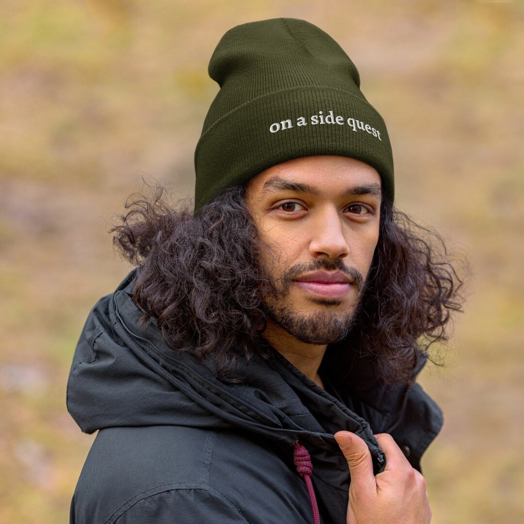 On A Side Quest | Beanie | Dnd Gift | Fantasy | TTRPG - Etsy