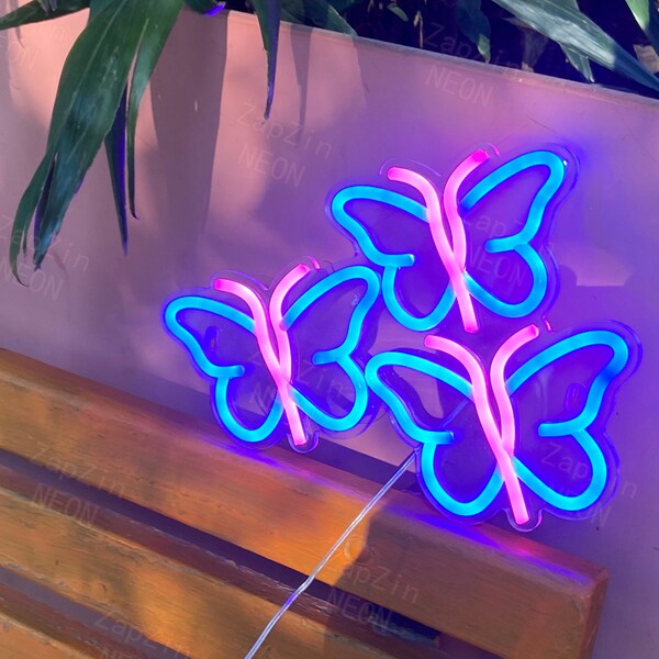 Butterfly Neon Sign - Etsy