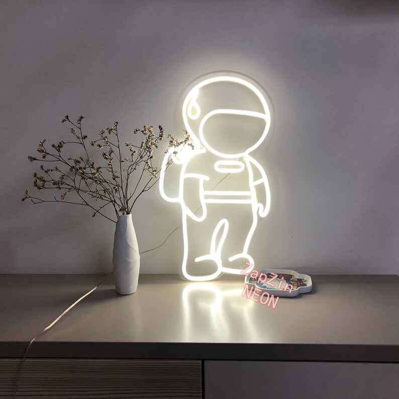 Astronaut Neon Signs Custom Neon Sign for House and Wall | Etsy