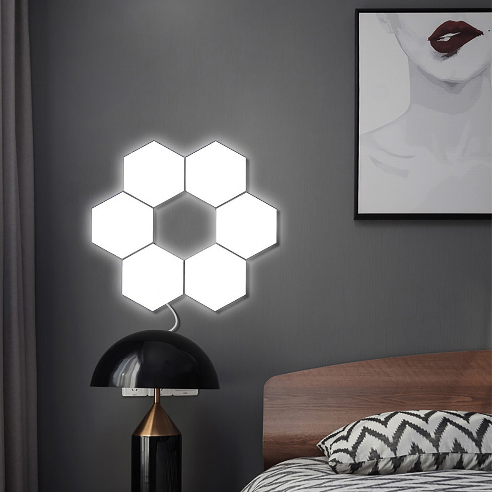 Touch Sensitive Colorful Modular Quantum Lamp / LED Night - Etsy