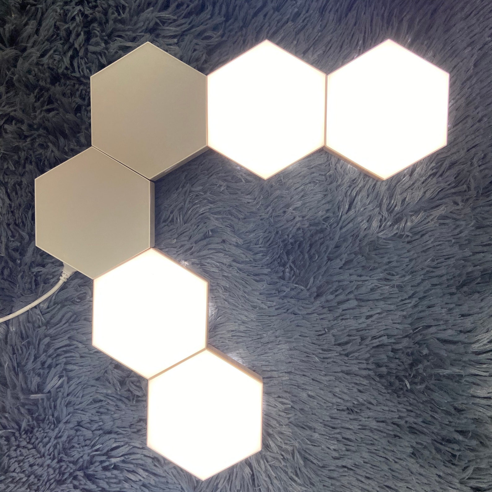 Touch Sensitive Colorful Modular Quantum Lamp / LED Night - Etsy