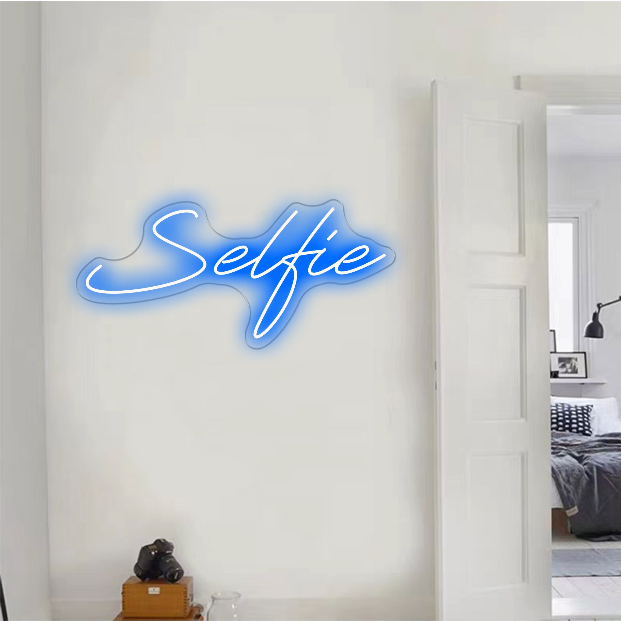 Selfie Neon Sign instagram Signbar Led Sign Birthdays | Etsy