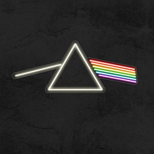Music Neon Sign- LED Pink Floyd Neon Light，pink Floyd Fecor for Living ...