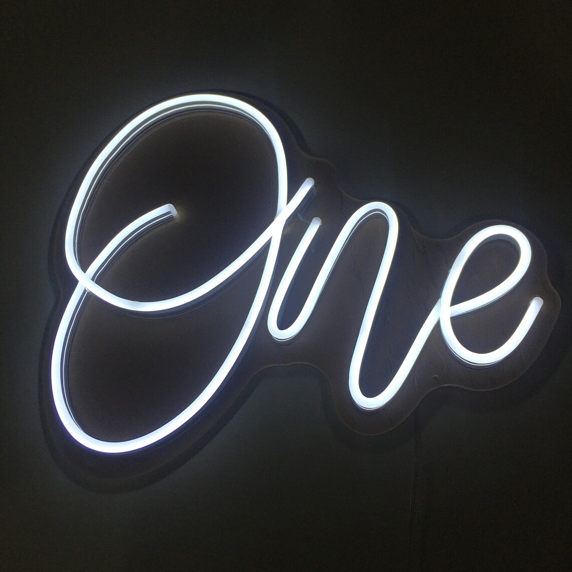 One Neon Sign for First Birthday Party baby Birthday Party - Etsy