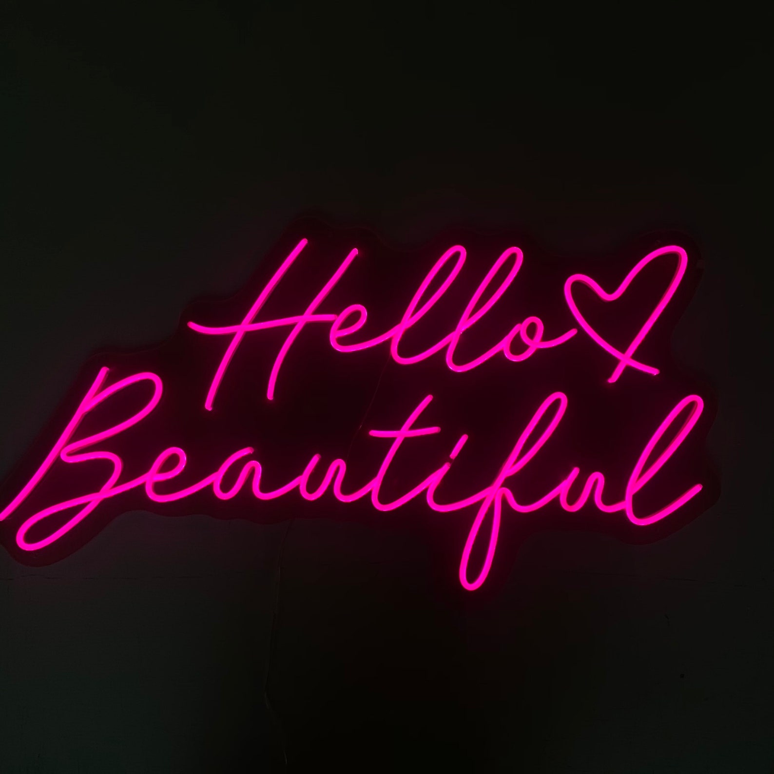 Hello Beautiful Neon Signcustom Led Neon Light Party Weddign - Etsy