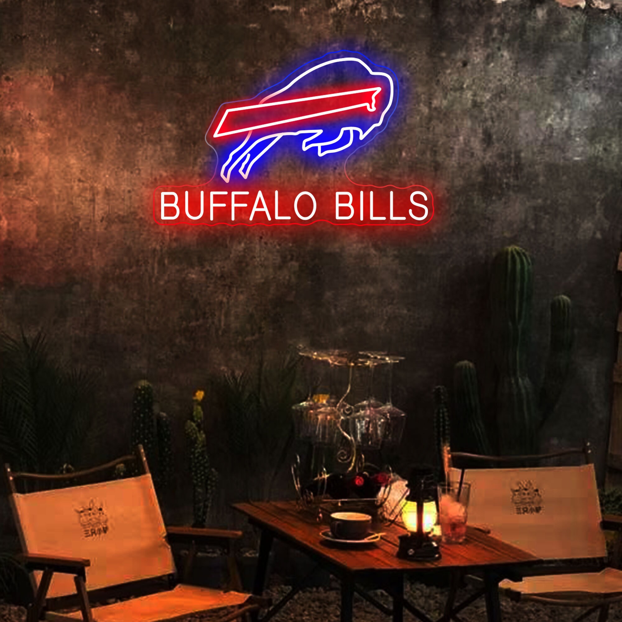 Sports Football Neon Light Buffalo Bills Football LED Neon - Etsy
