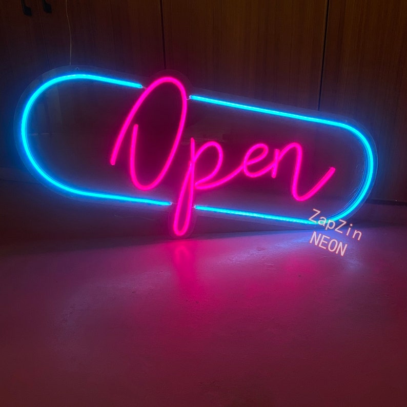 Open Neon Bar Sign LED Sign for Restaurant Bar Shop Store Door - Etsy
