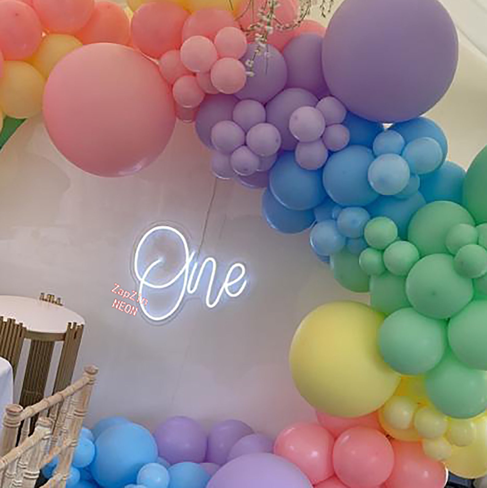 One Neon Sign for First Birthday Party ，baby Birthday Party Décor Sign ...