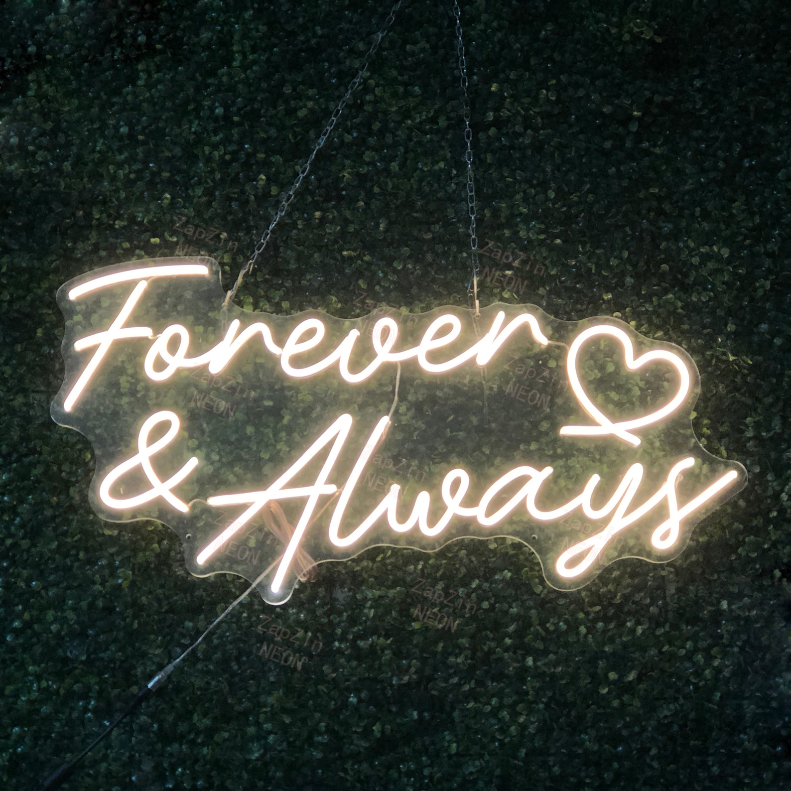 Custom Neon Forver and Always Sign for Wedding Engagement - Etsy