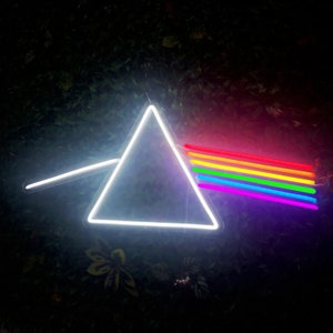 Music Neon Sign- LED Pink Floyd Neon Light，pink Floyd Fecor for Living ...