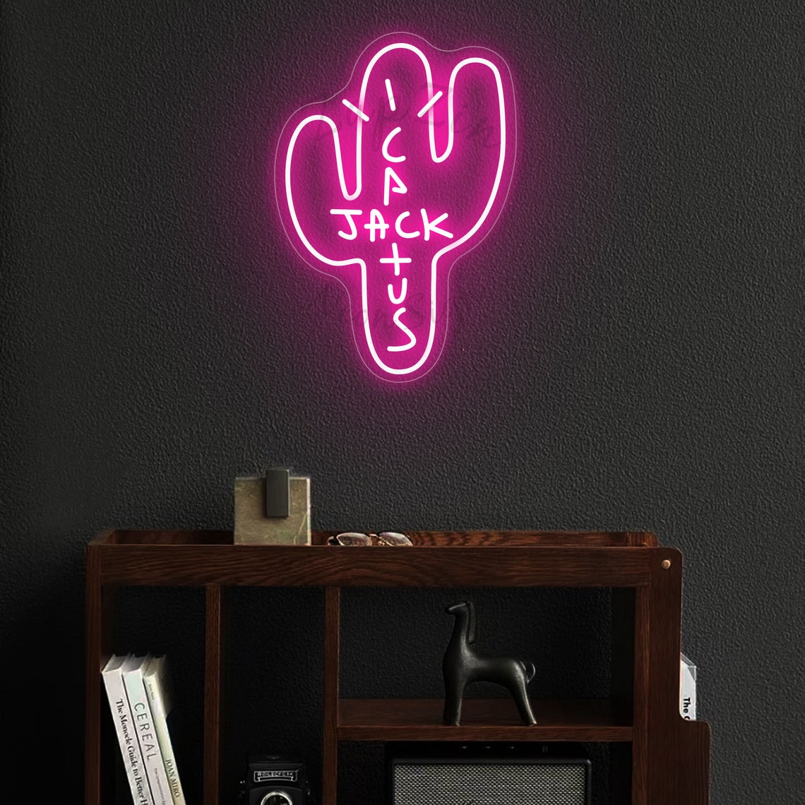 Cactus Jack Neon Sign/records Music Neon Light/ Led - Etsy
