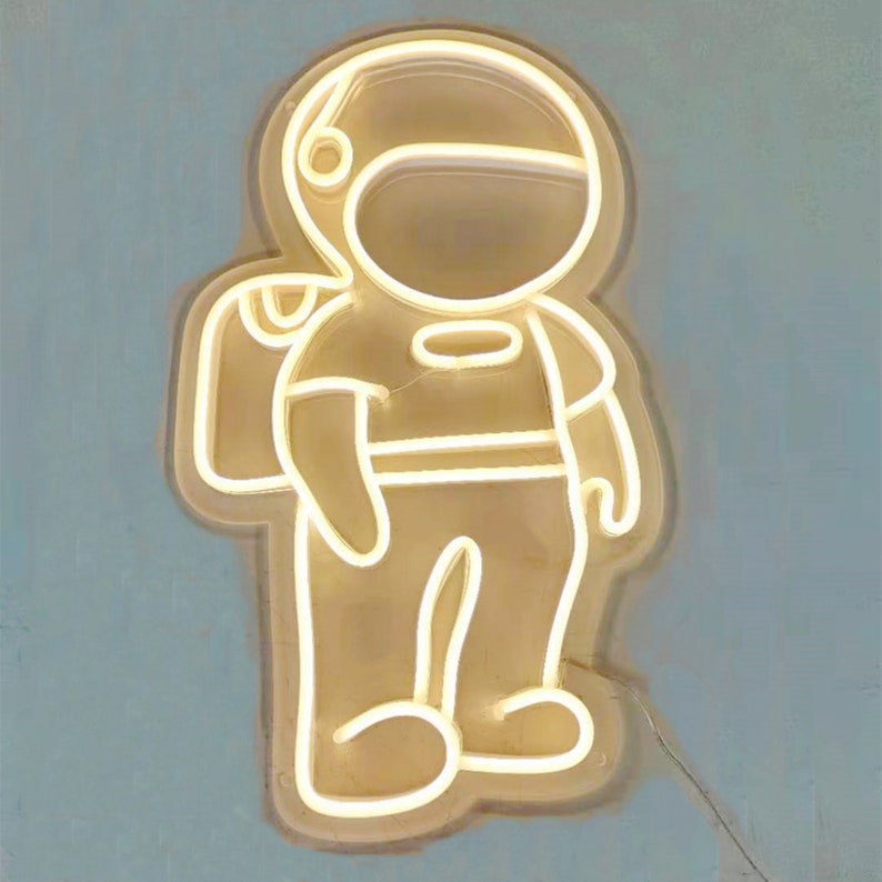 Astronaut Neon Signs Custom Neon Sign for House and Wall | Etsy