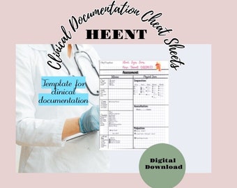 Clinical Documentation Template - Etsy