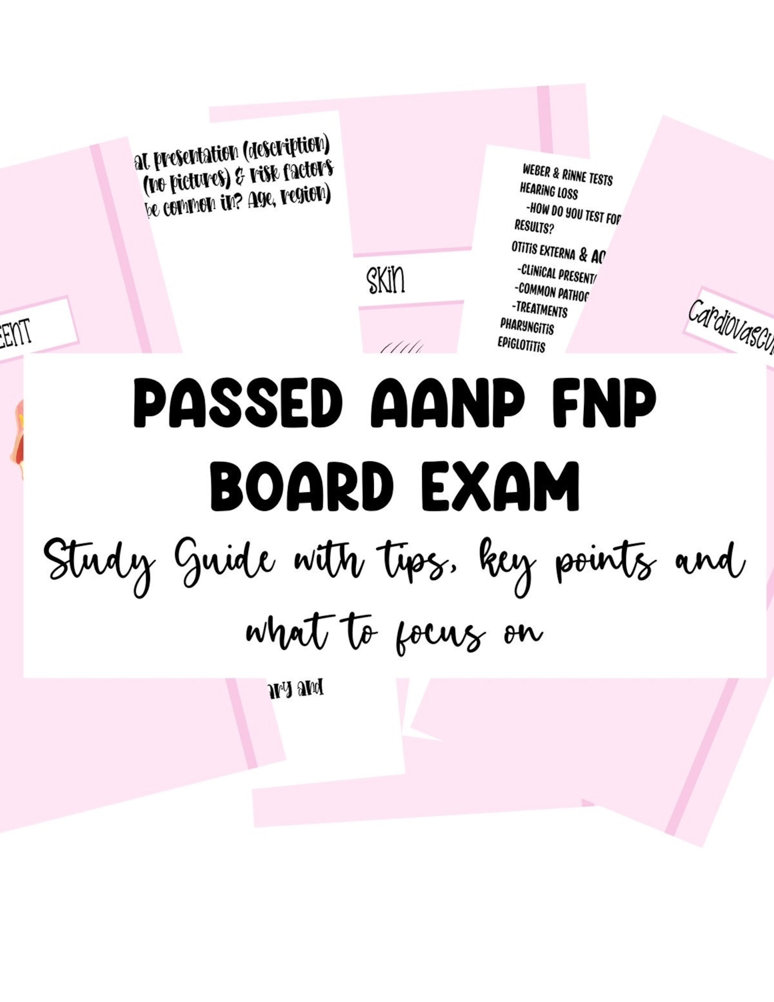 PASSED- AANP FNP Boards September 2022 - Study Guide - Etsy