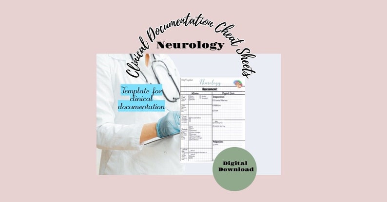 Clinical Documentation Template - Neuro - Etsy