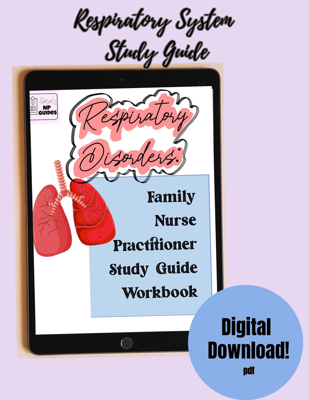 Respiratory Disorders - FNP Boards Study Guide - DIGITAL DOWNLOAD - Etsy
