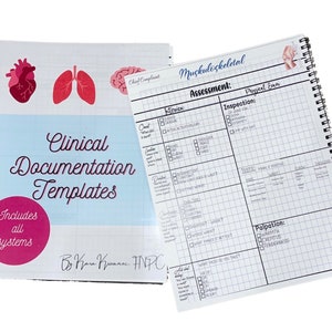 Clinical Visit Templates Notebook - Etsy