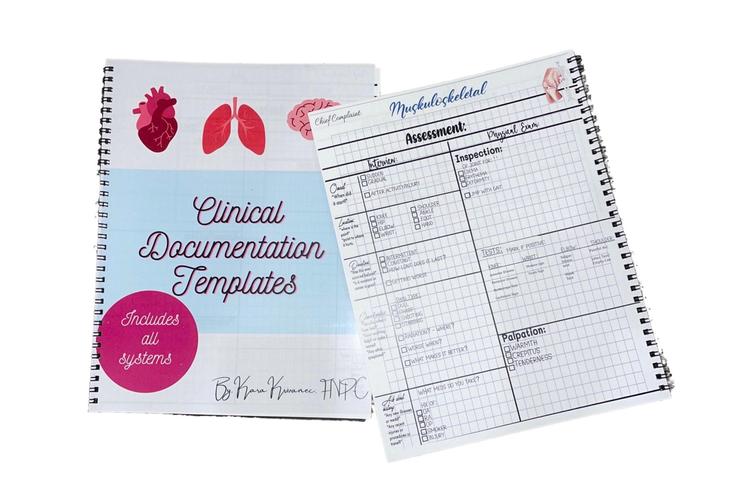 Clinical Visit Templates Notebook - Etsy