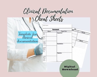Clinical Documentation Template Bundle | Complete Set for Healthcare ...