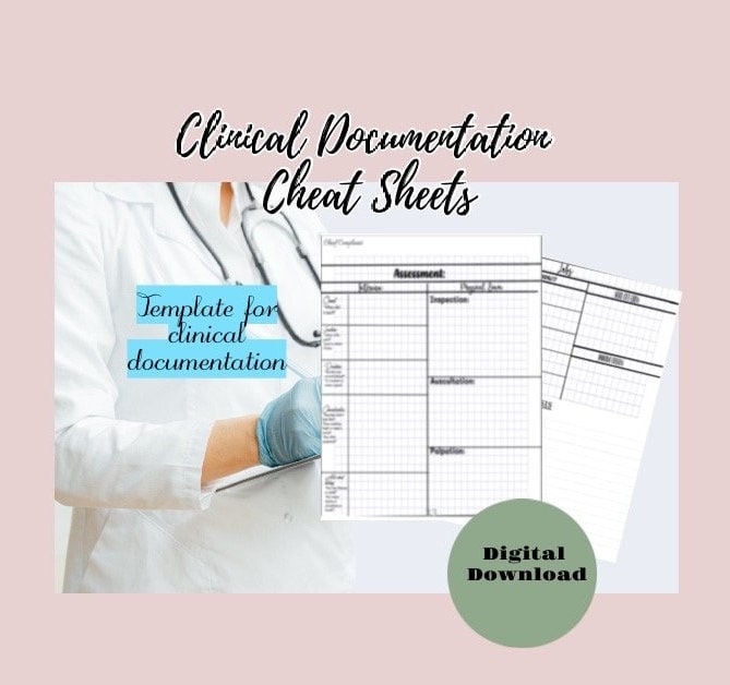 Clinical Documentation Template - Etsy