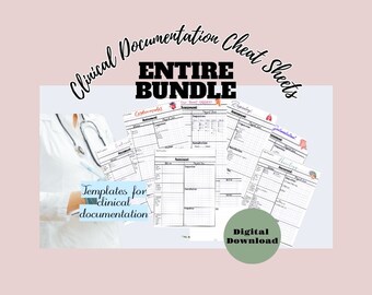 Clinical Documentation Template - Etsy