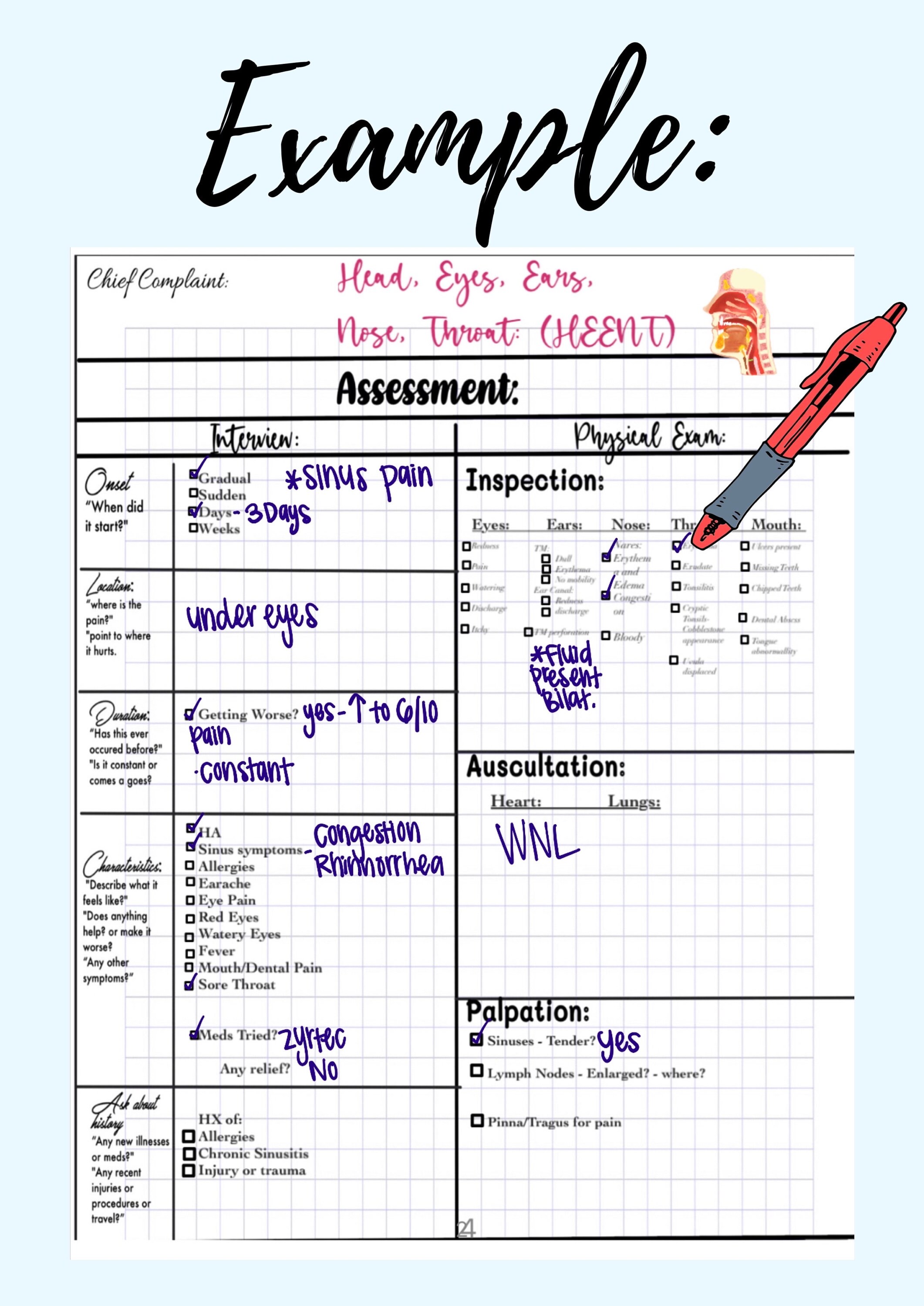 Clinical Visit Templates Notebook - Etsy