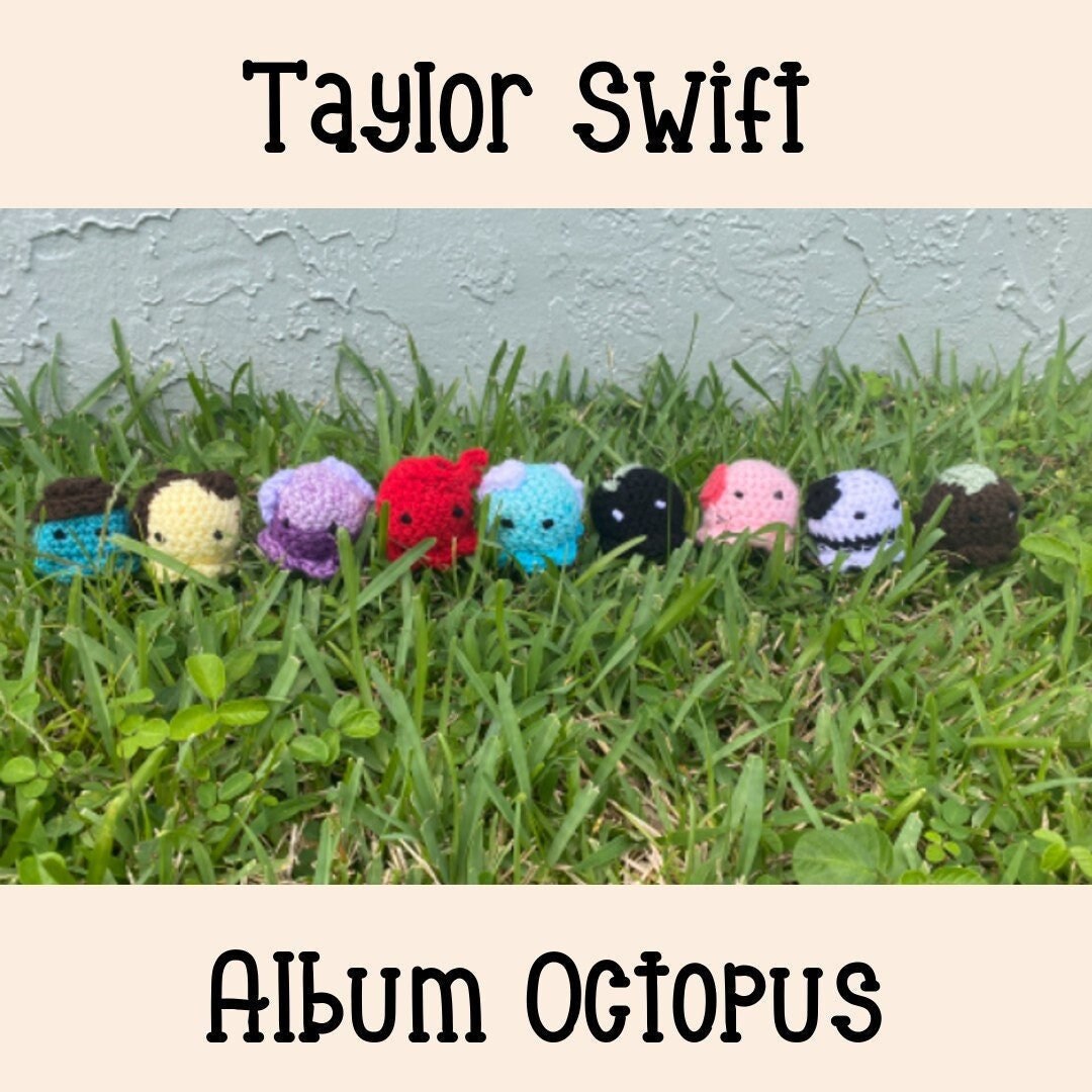 Taylor Swift Crochet Octopus for Every Album - Etsy
