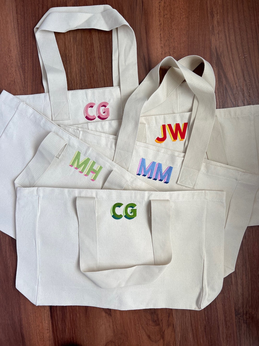 Personalized XL Canvas Bag | Custom Oversized Tote | Bachelorette Gift ...