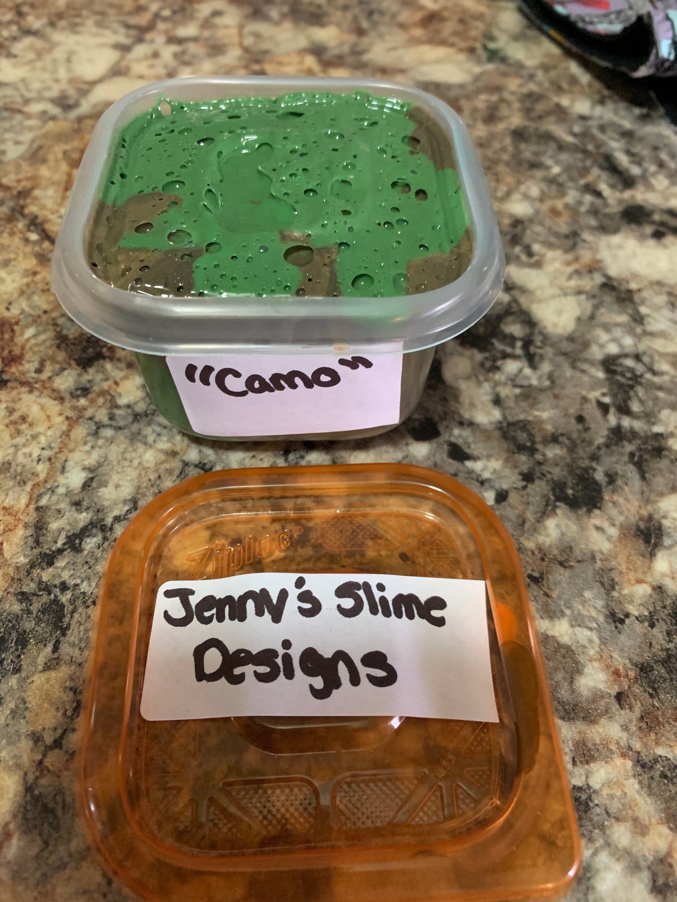 Camouflage Slime - Etsy
