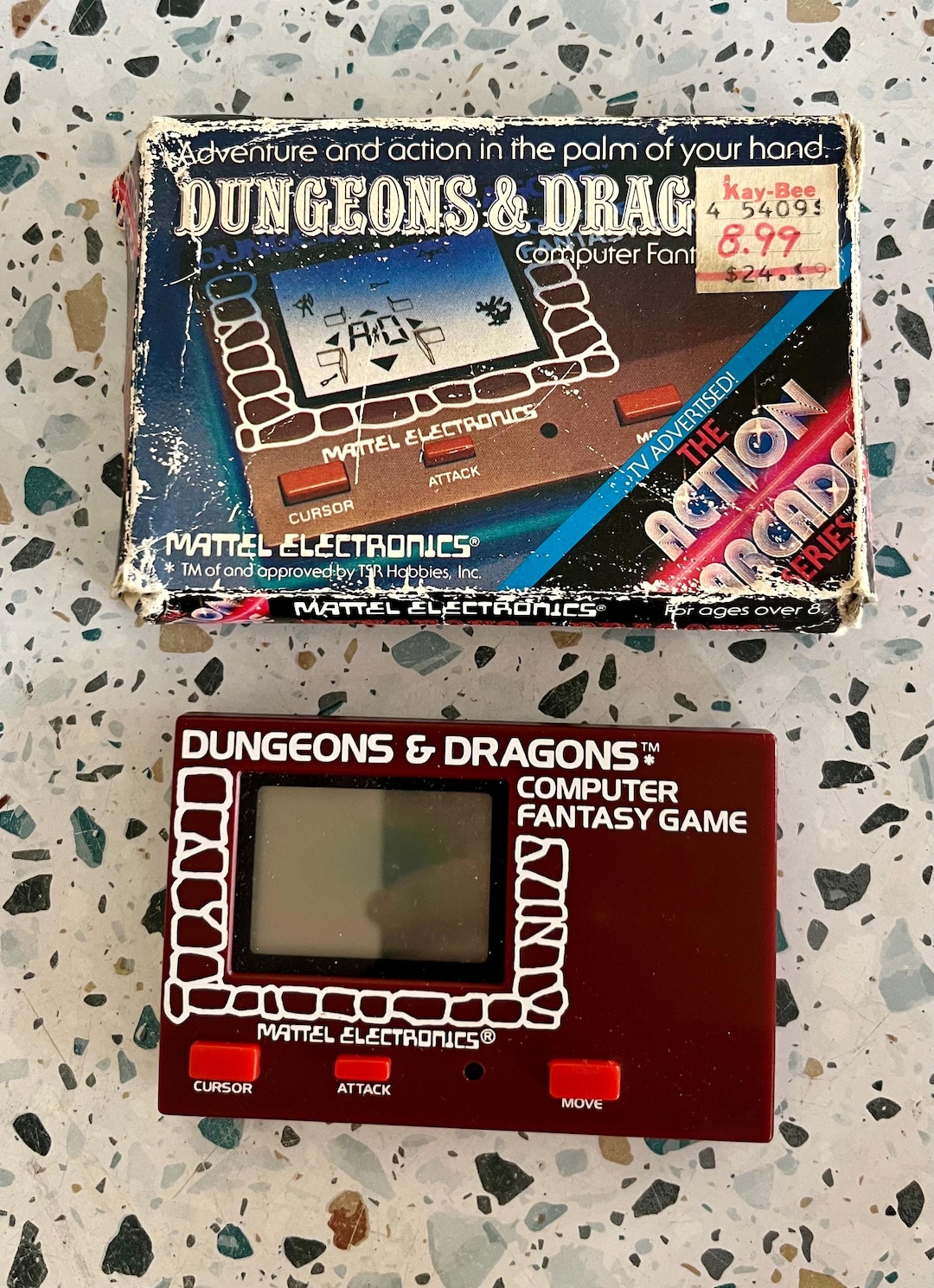 1981 Mattel Electronic Dungeons & Dragons Handheld Game With Box - Etsy