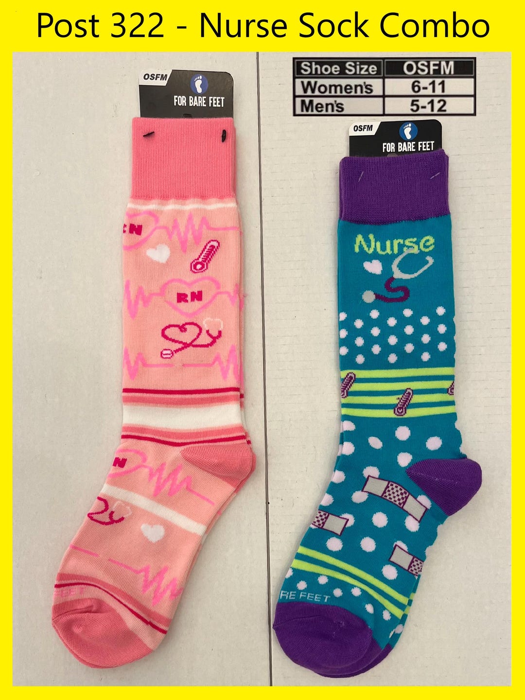 Nurse Sock Combo (post #322) - Etsy