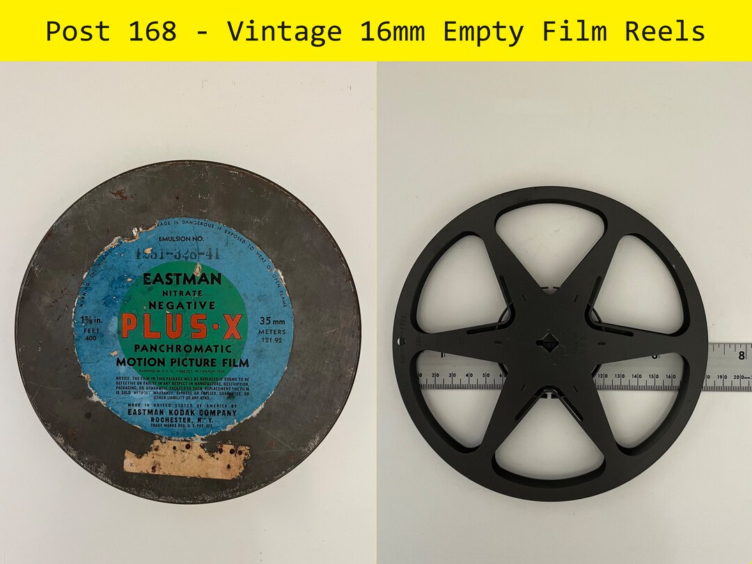 Vintage 16mm Empty 7-inch Film Reels (post #168) - Etsy