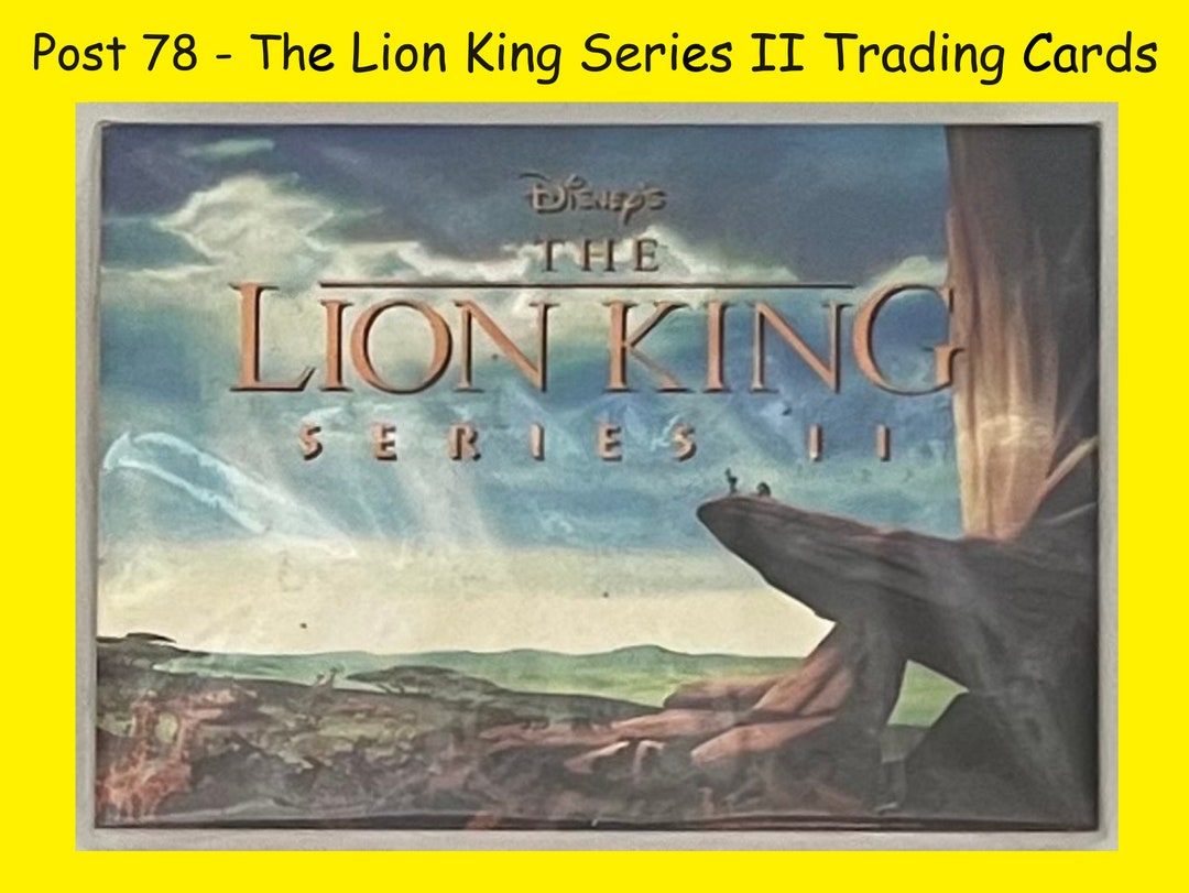 Trading Cards - Walt Disney's the Lion King Series II, Vintage ...
